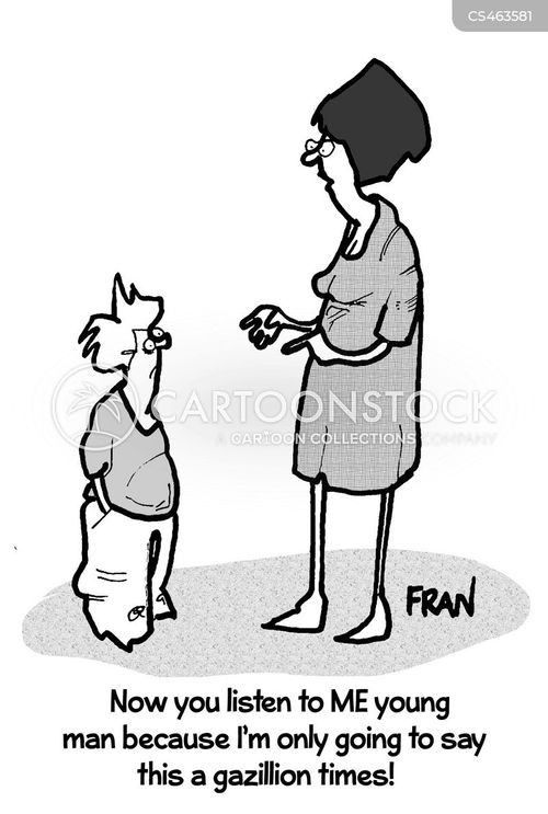 Nagging Mum Cartoons and Comics - funny pictures from CartoonStock
