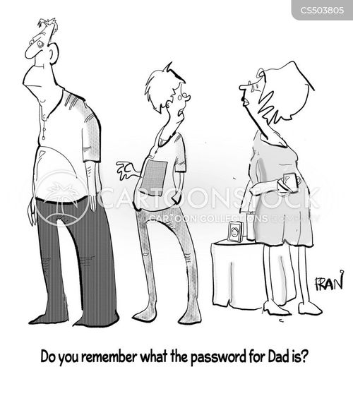 Password Cartoons and Comics - funny pictures from CartoonStock