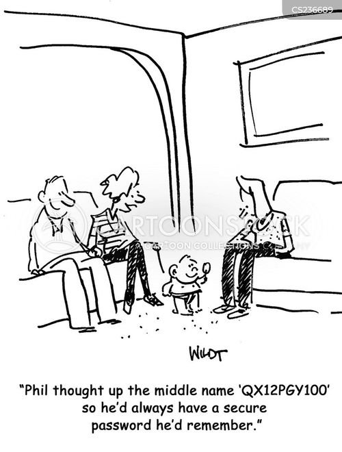 Funny Cartoon Password
