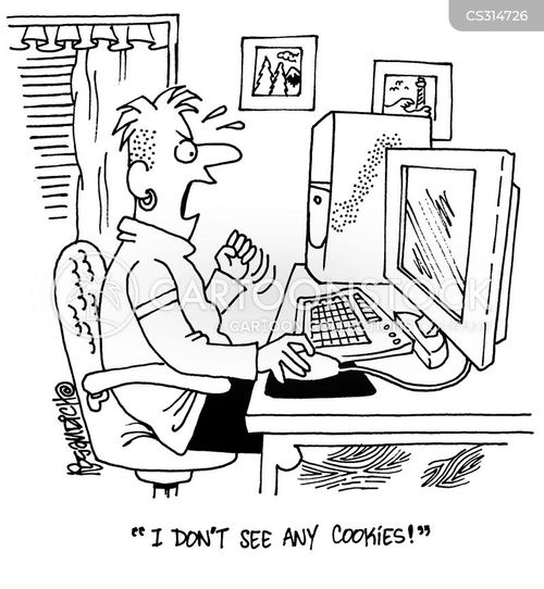 Web Cookies Cartoons and Comics - funny pictures from CartoonStock