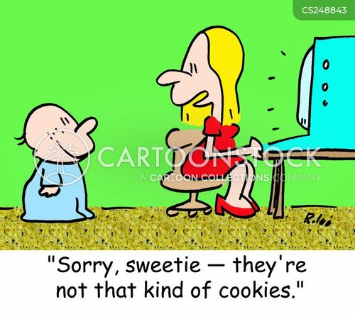 Computer Cookies Cartoons and Comics - funny pictures from CartoonStock