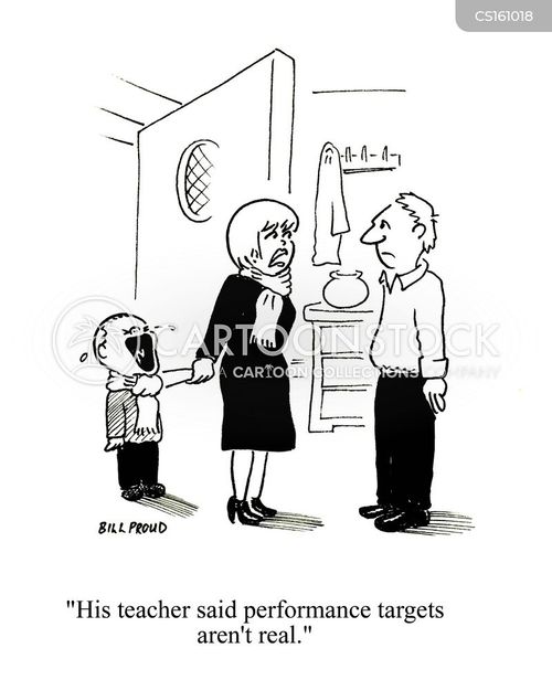 Performance Target Cartoons and Comics - funny pictures from CartoonStock