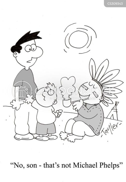 Peace Pipe Cartoons and Comics - funny pictures from CartoonStock