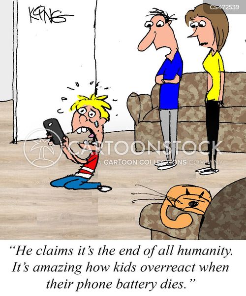 Phone Battery Cartoons and Comics - funny pictures from CartoonStock