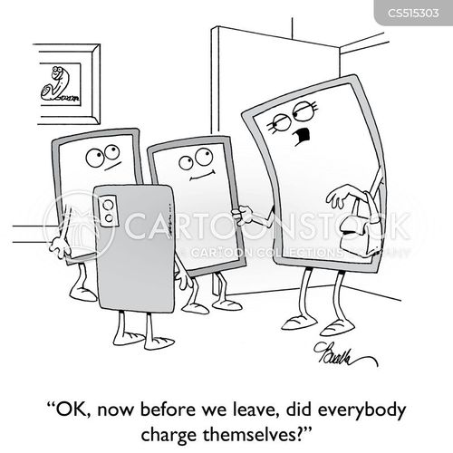 Phone Charging Cartoons and Comics - funny pictures from CartoonStock