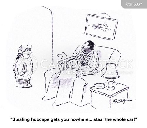 Hubcaps Cartoons and Comics - funny pictures from CartoonStock