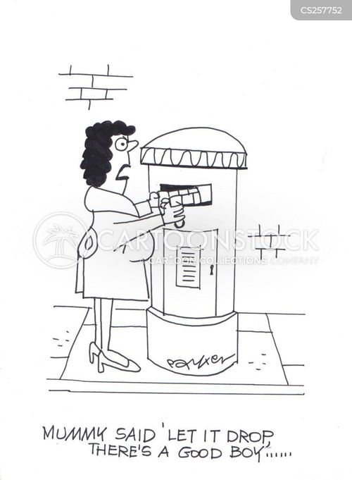 Mailbox Drop Cartoons and Comics - funny pictures from CartoonStock