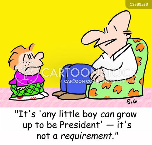 Any Little Boy Can Grow Up To Be President Cartoons and Comics - funny ...