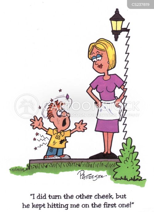 Turning The Other Cheek Cartoons and Comics - funny pictures from ...