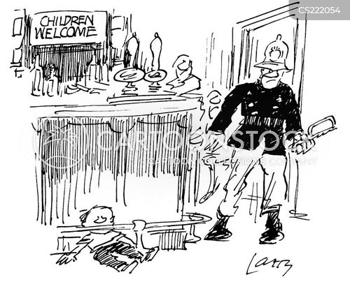 Trapped Children Cartoons and Comics - funny pictures from CartoonStock