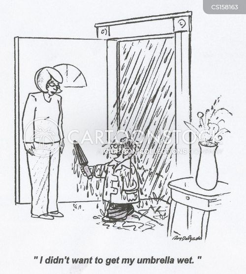 Soaked Cartoons and Comics - funny pictures from CartoonStock