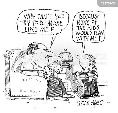 Paternal Role Models Cartoons and Comics - funny pictures from CartoonStock