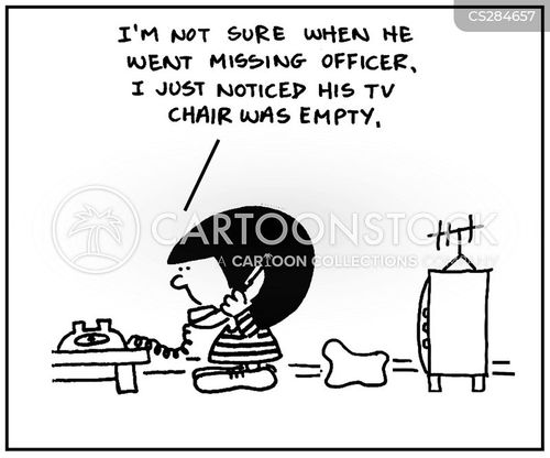 Missing People Cartoons and Comics - funny pictures from CartoonStock