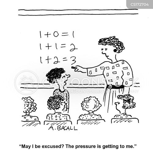 Cartoons und Karikaturen mit Mathe