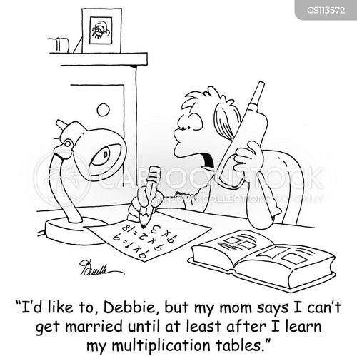 Times Tables Cartoons and Comics - funny pictures from CartoonStock