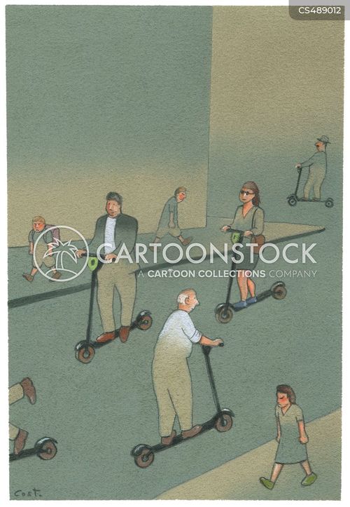Scooting Cartoons and Comics - funny pictures from CartoonStock