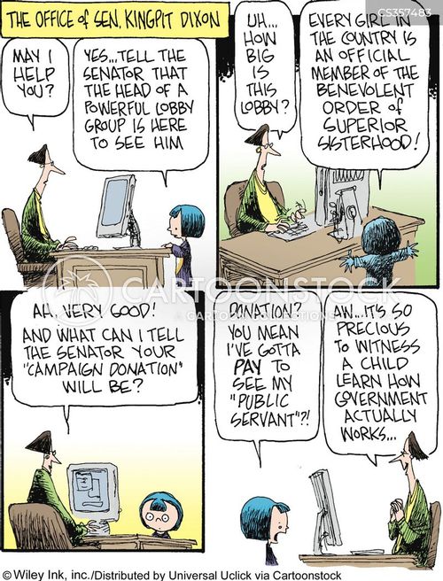 Lobby Groups Cartoons and Comics - funny pictures from CartoonStock