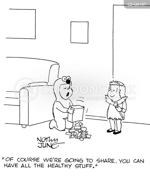 Children Sharing Cartoons and Comics - funny pictures from CartoonStock