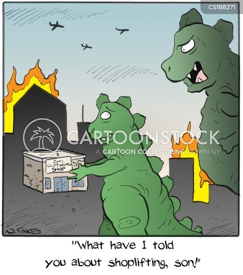 Shoplifting Cartoons and Comics - funny pictures from CartoonStock