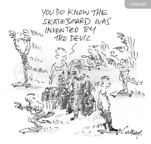 Skate Park Cartoons and Comics - funny pictures from CartoonStock