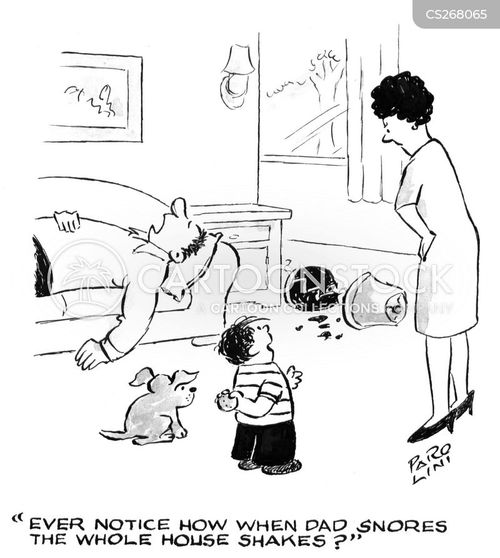 Snore Guard Cartoons and Comics - funny pictures from CartoonStock