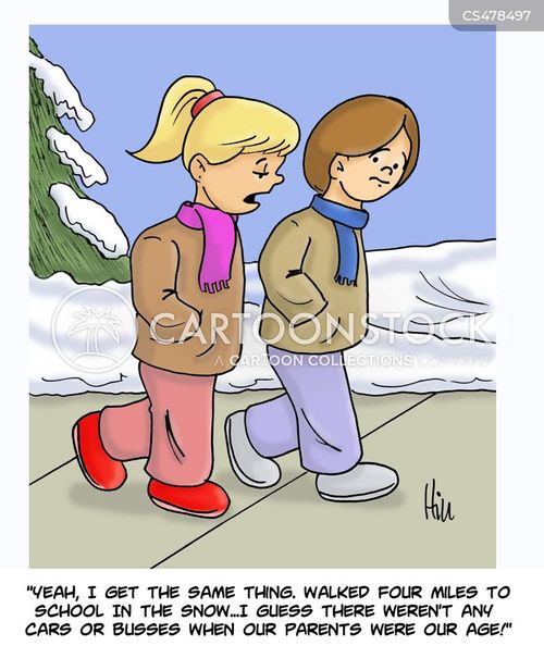 Snow Day Cartoons and Comics - funny pictures from CartoonStock
