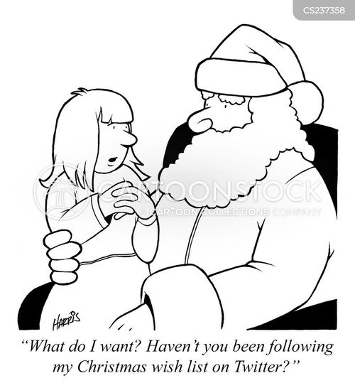 Wish List Cartoons and Comics - funny pictures from CartoonStock