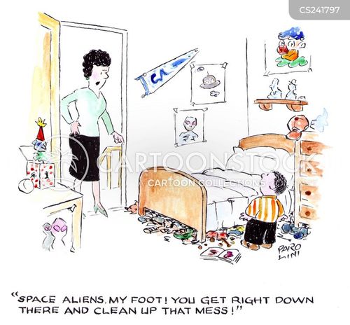 Clean Space Cartoons and Comics - funny pictures from CartoonStock