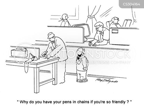Chained Up Cartoons and Comics - funny pictures from CartoonStock