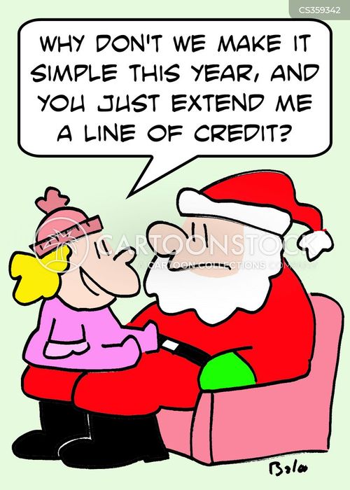 Line Of Credit Cartoons and Comics - funny pictures from CartoonStock