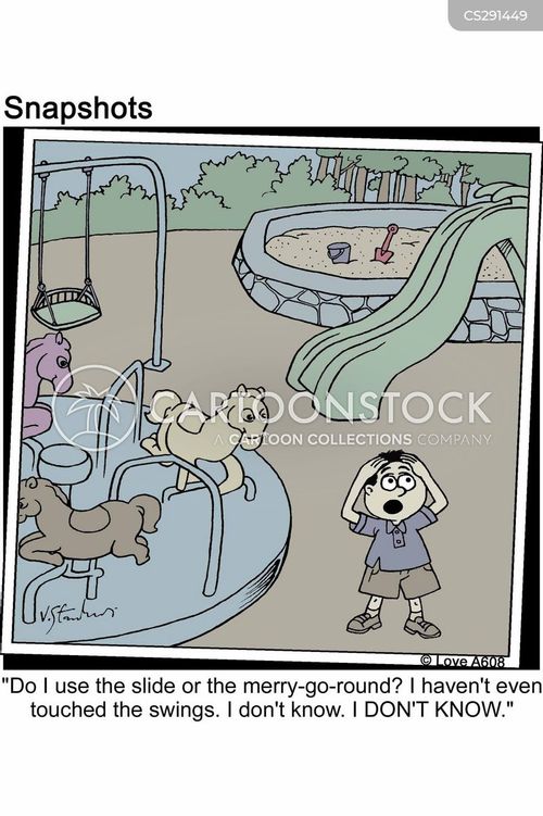 Merry-go-round Cartoons and Comics - funny pictures from CartoonStock