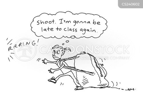 Bookbag Cartoons and Comics - funny pictures from CartoonStock
