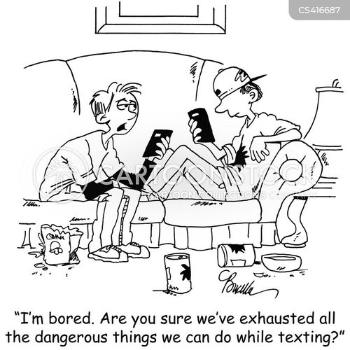 Sms Message Cartoons and Comics - funny pictures from CartoonStock