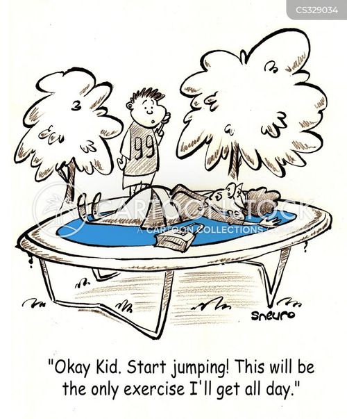 Jumping High Cartoons and Comics - funny pictures from CartoonStock