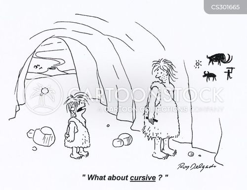 Calligraphy Cartoons and Comics - funny pictures from CartoonStock