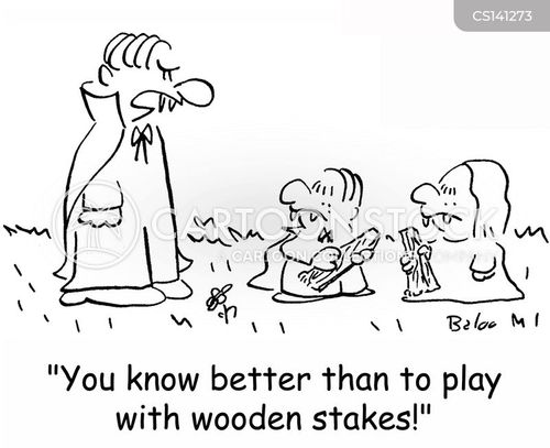 Wooden Stake Cartoons and Comics - funny pictures from CartoonStock