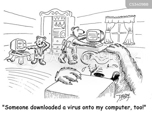 Virus Software Cartoons and Comics - funny pictures from CartoonStock