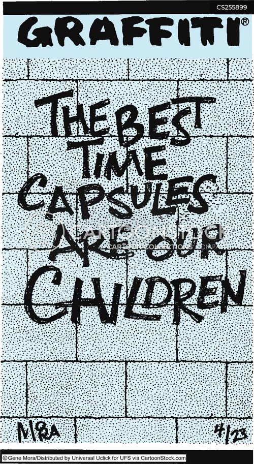 Time Capsule Cartoons and Comics - funny pictures from CartoonStock