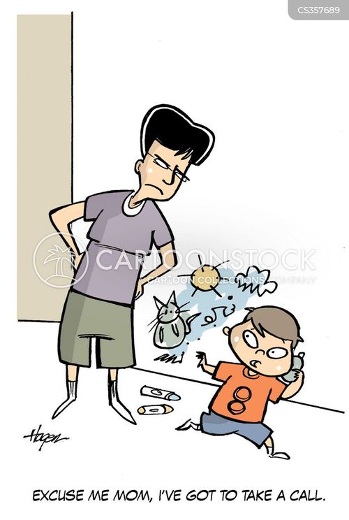 Important Call Cartoons and Comics - funny pictures from CartoonStock