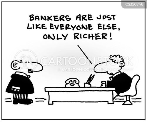Bankers Cartoons and Comics - funny pictures from CartoonStock