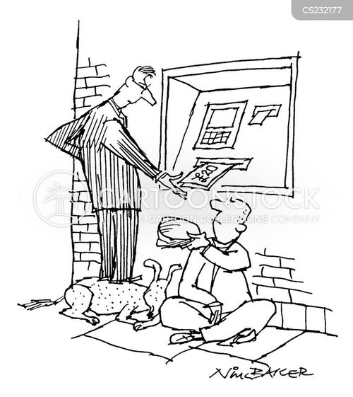 Homeless Man Cartoons and Comics - funny pictures from CartoonStock