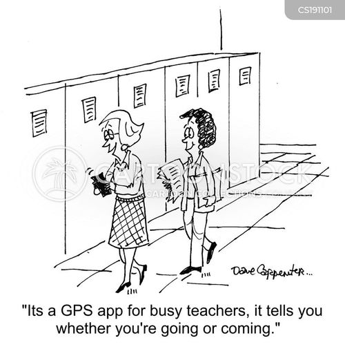 Busy Student Cartoon