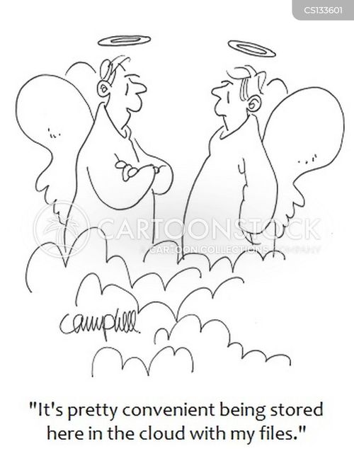 Cloud Data Cartoons and Comics - funny pictures from CartoonStock