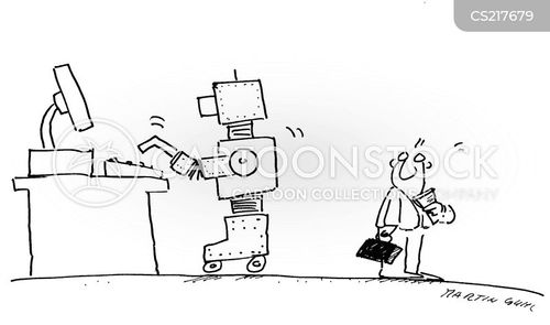 Automation Anxiety Cartoons and Comics - funny pictures from CartoonStock