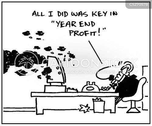 End Of Year Accounts Cartoons and Comics - funny pictures from CartoonStock