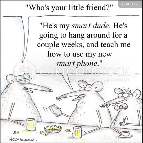 Smartphone Tutorials Cartoons and Comics - funny pictures from CartoonStock