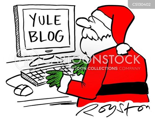 Yule Log Cartoons and Comics - funny pictures from CartoonStock