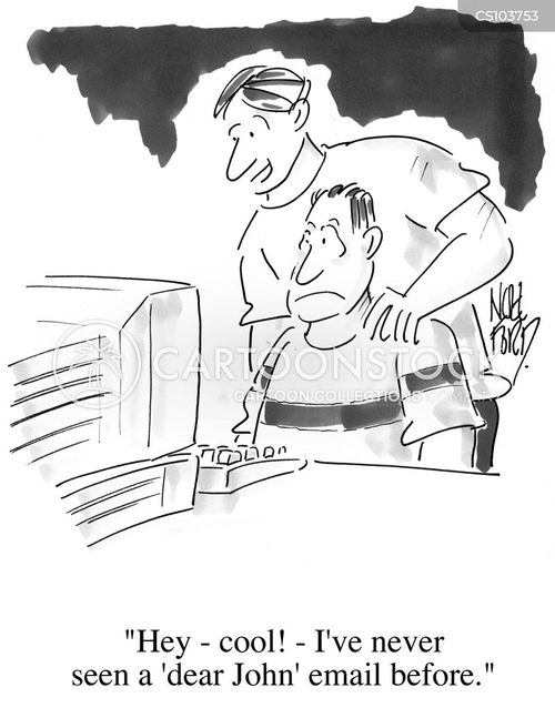 Dear John Cartoons and Comics - funny pictures from CartoonStock