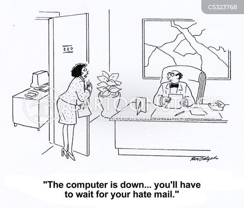 Hate Mail Cartoons and Comics - funny pictures from CartoonStock