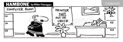Broken Printer Cartoons and Comics - funny pictures from CartoonStock